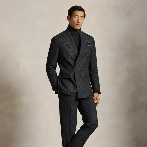 Ralph Lauren Polo Tailored Fit Glen Plaid Wool Suit