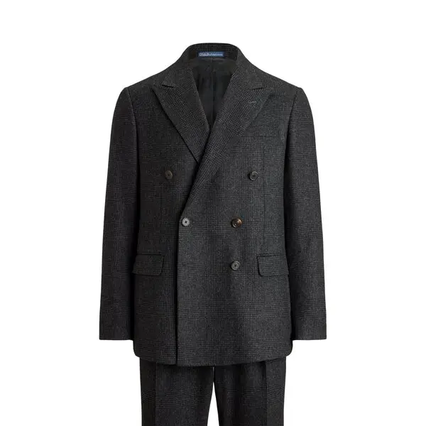 Ralph Lauren Polo Tailored Fit Glen Plaid Wool Suit