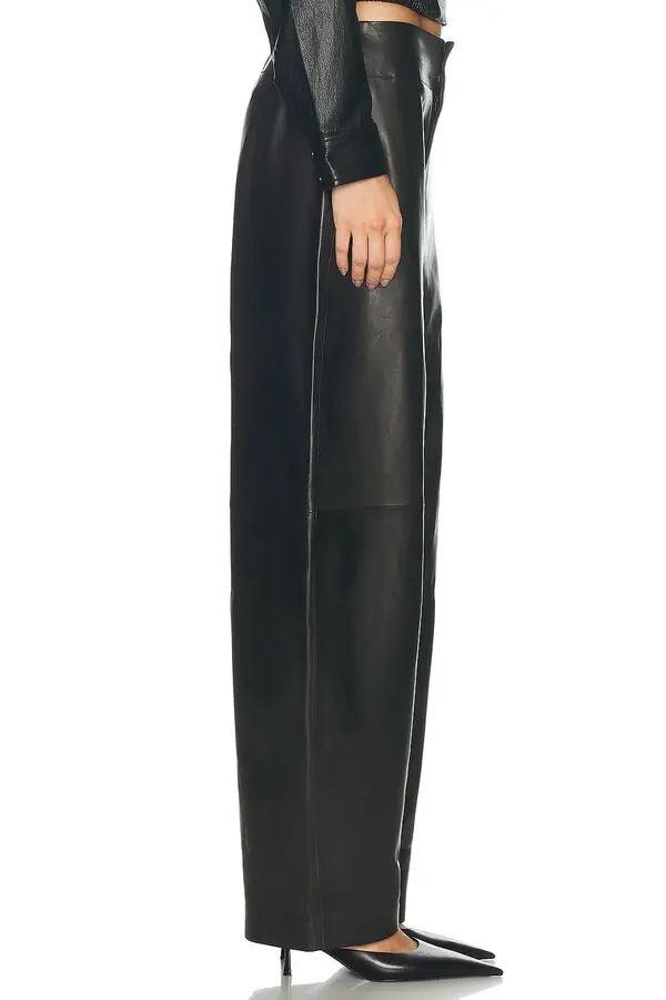 EAVES Mai Sculptural Leather Pant