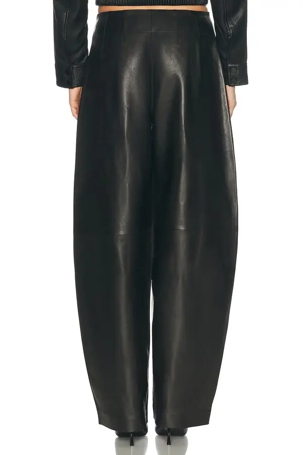 EAVES Mai Sculptural Leather Pant