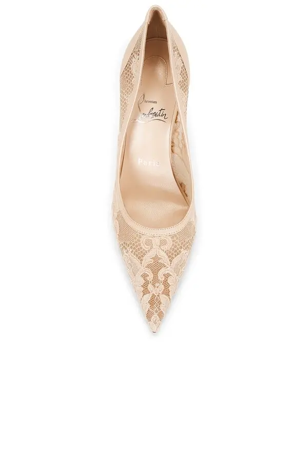CHRISTIAN LOUBOUTIN Miss Z Mesh 100 Pump In Blush