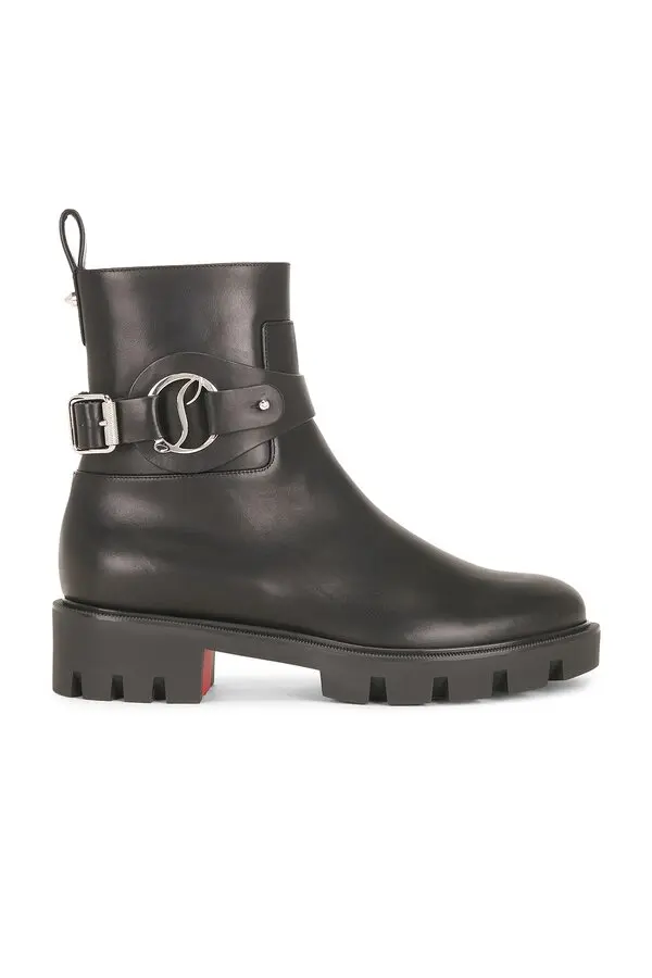 CHRISTIAN LOUBOUTIN Dianouchette Lug Bootie