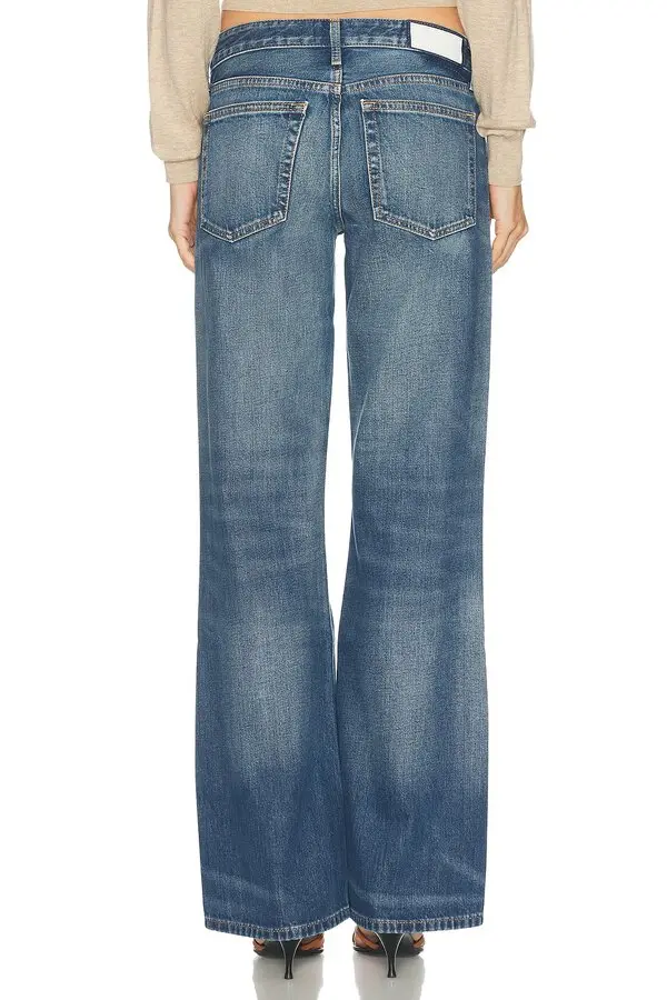 RE/DONE Woolf Boot Jeans In Blue
