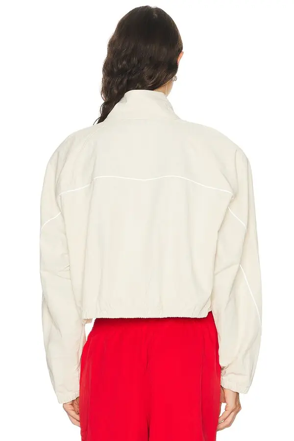 NIKESKIMS Crunchy Nylon Crop Jacket In Cream