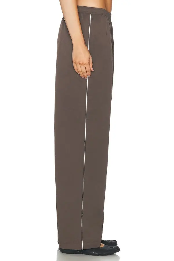 NIKESKIMS Crunchy Nylon Wide Leg Pant In Charcoal