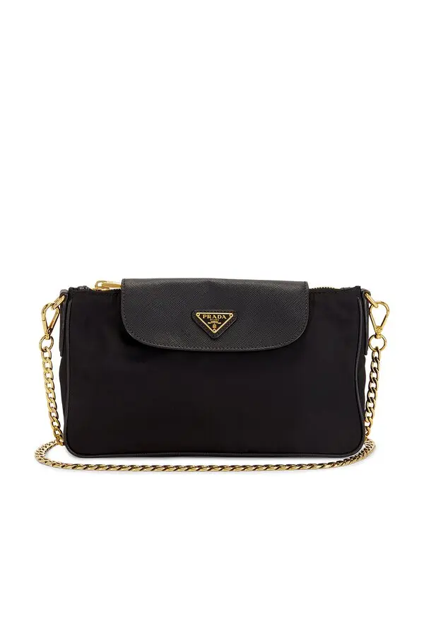 Prada Tessuto Saffiano Crossbody Bag