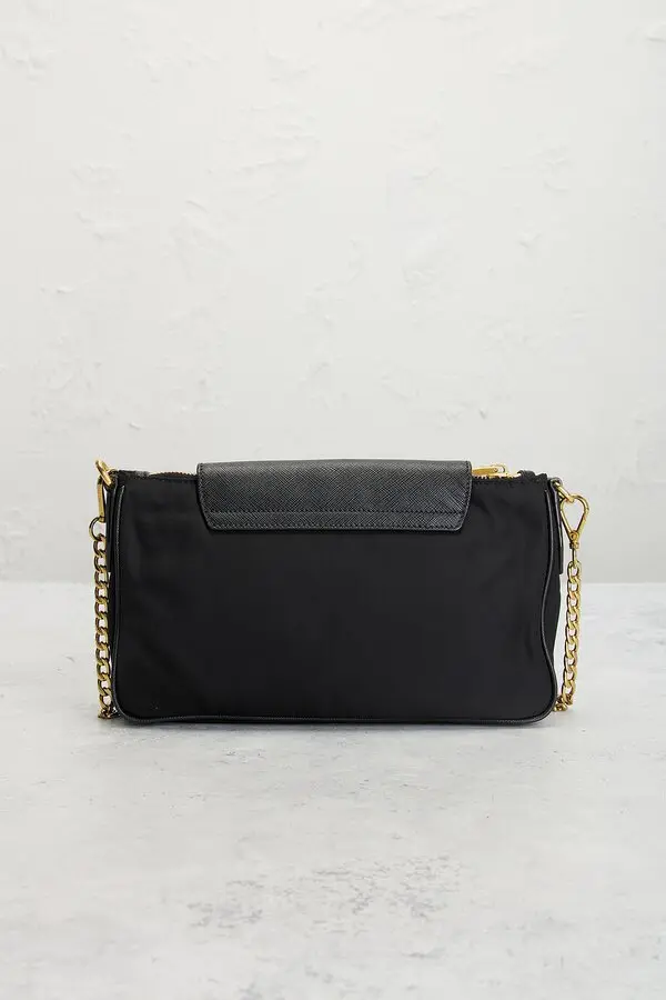 Prada Tessuto Saffiano Crossbody Bag