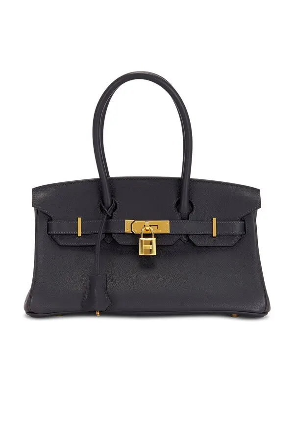 Hermès Evercolor Shoulder Birkin Light 29 Handbag In Navy