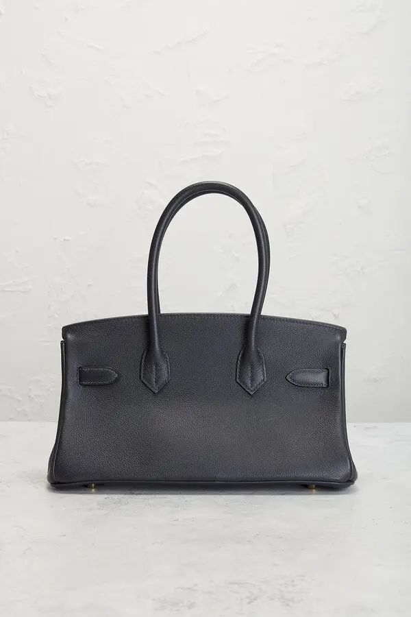 Hermès Evercolor Shoulder Birkin Light 29 Handbag In Navy