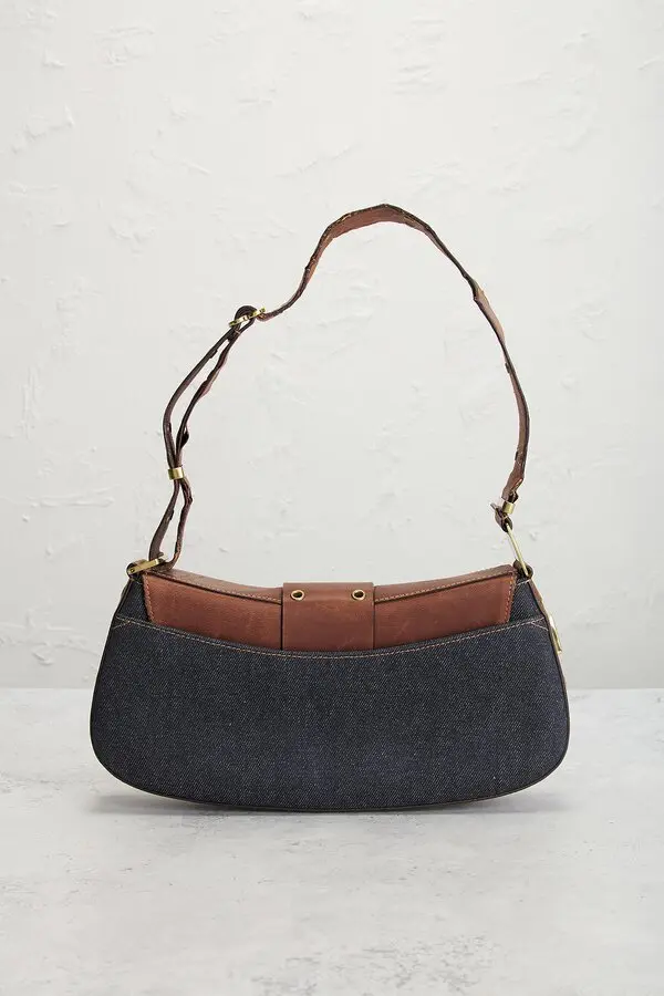 Dior Denim Street Chic Shoulder Bag