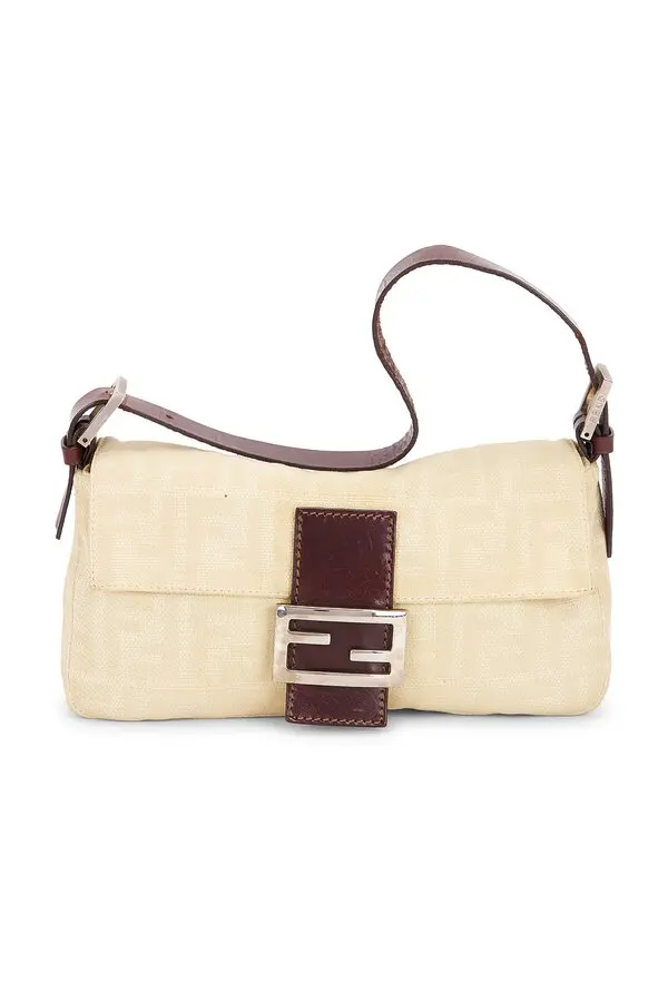 Fendi Zucca Baguette Shoulder Bag