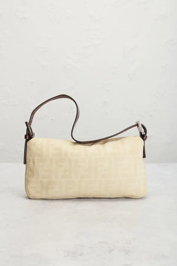 Fendi Zucca Baguette Shoulder Bag