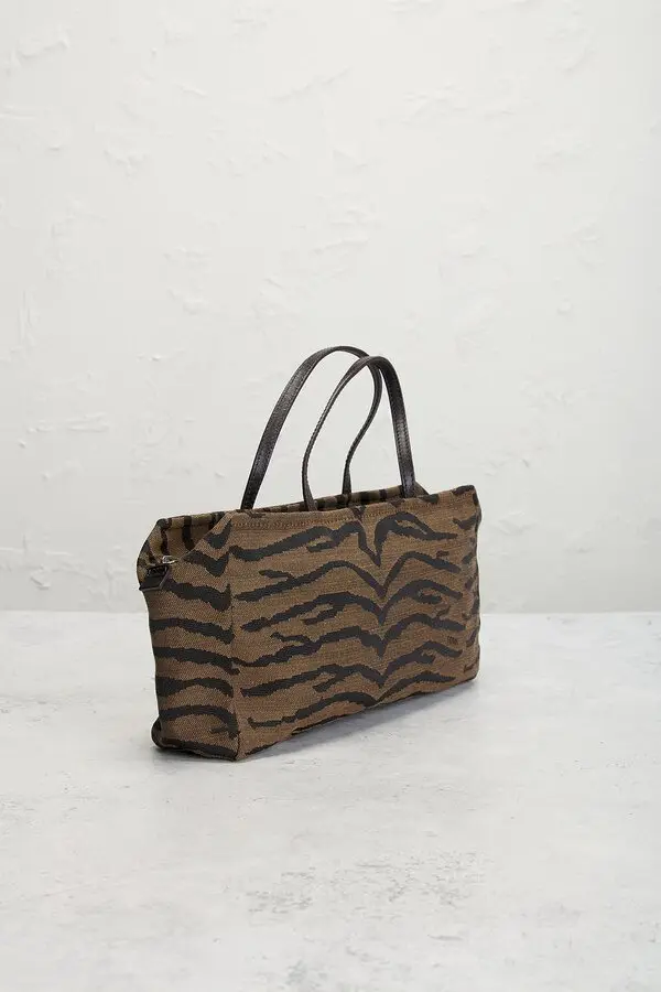 Fendi Zebra Print Tote Bag