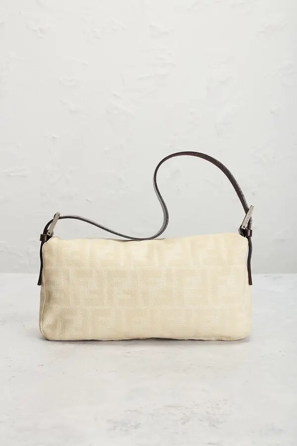 Fendi Zucca Baguette Shoulder Bag