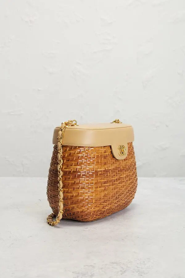 Chanel Wicker Basket Bag