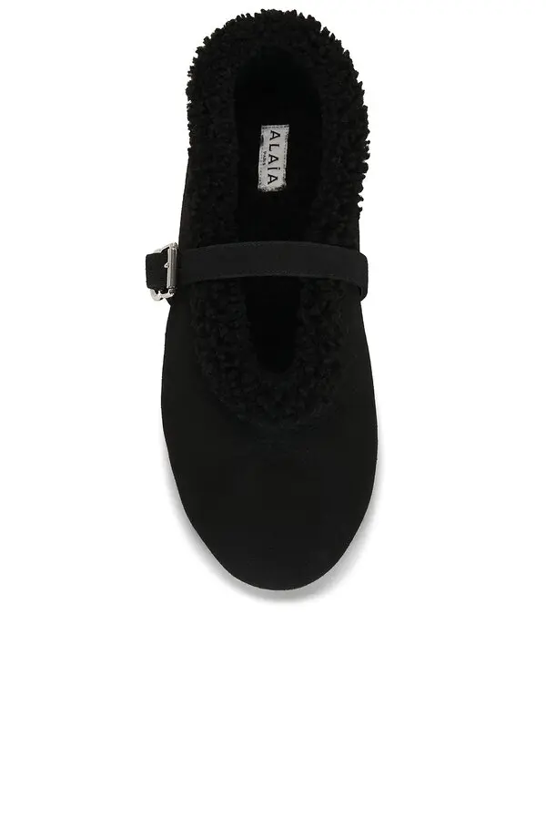 Alaïa La Ballerine Flat In Black