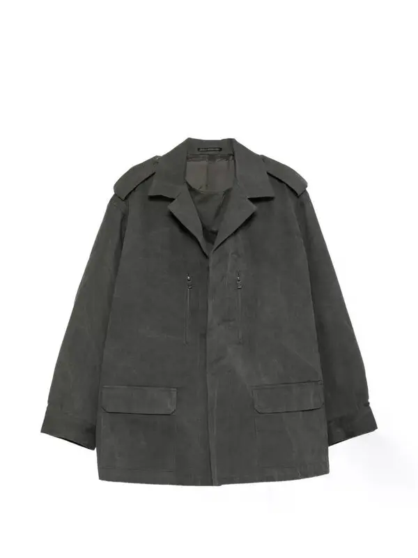 Yohji Yamamoto Twill Pigment Padded Jacket