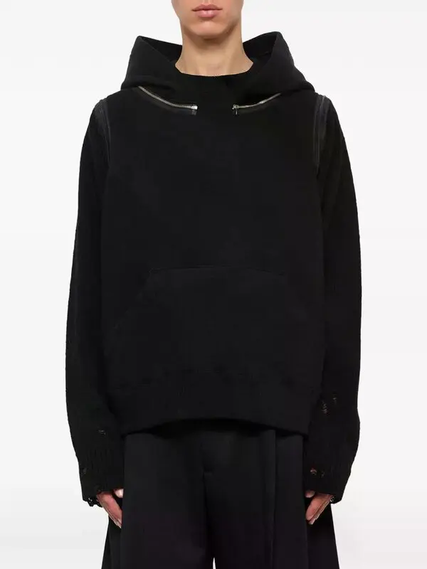 Undercover Deconstructed Wool Hoodie