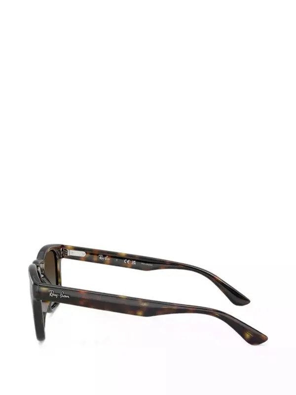Ray-ban Tortoiseshell-effect Square-frame Sunglasses