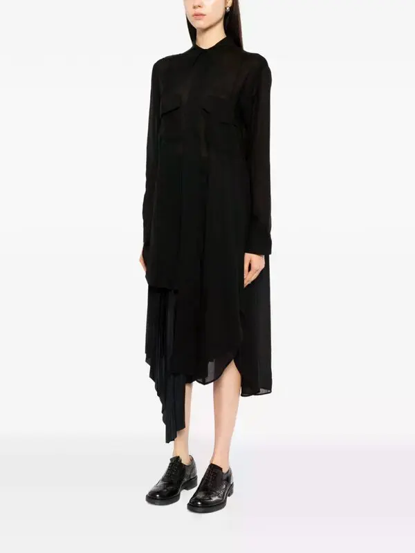 Yohji Yamamoto Asymmetric Shirt Dress