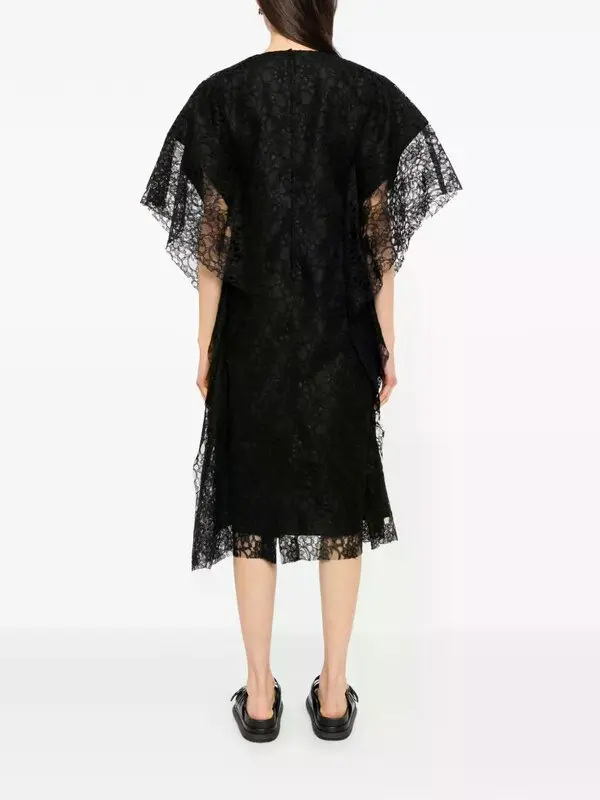 Comme Des Garçons Lace Midi Dress