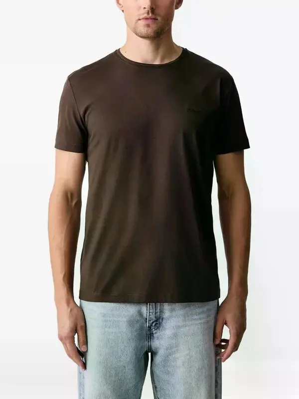 Gant Logo-embroidered T-shirt