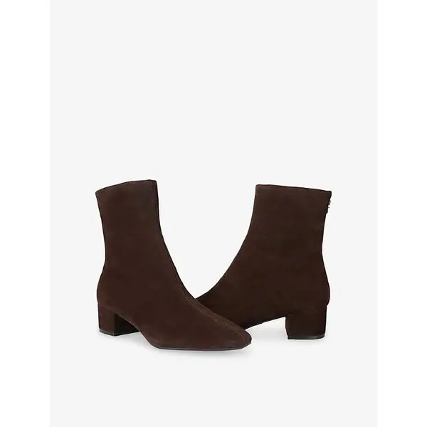 Carvela Padova Suede Block-heel Ankle Boots