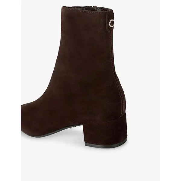 Carvela Padova Suede Block-heel Ankle Boots