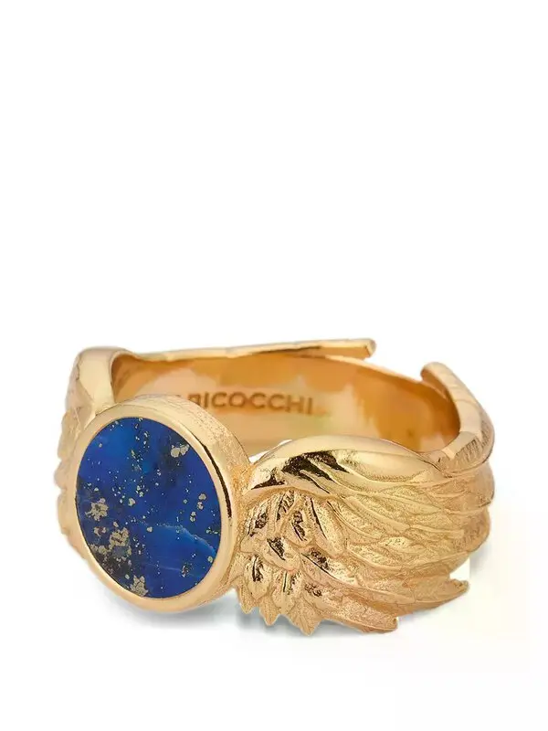 Emanuele Bicocchi Lapis-lazuli Wing-motif Ring