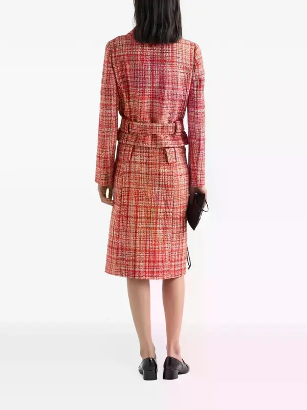 Prada Single-breasted Tweed Jacket
