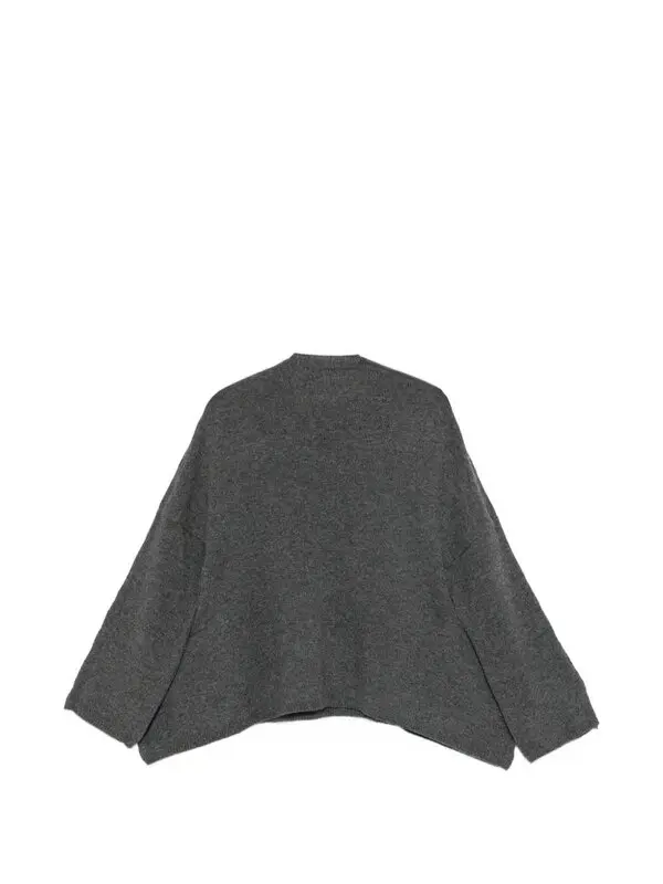 Comme Des Garçons Exposed-seam Oversized Sweater