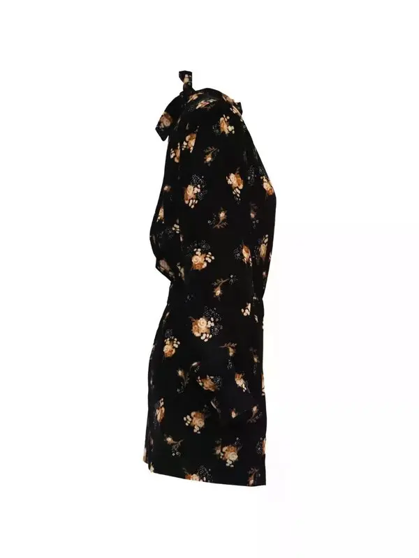 Maje 2020s Floral-print Mini Dress