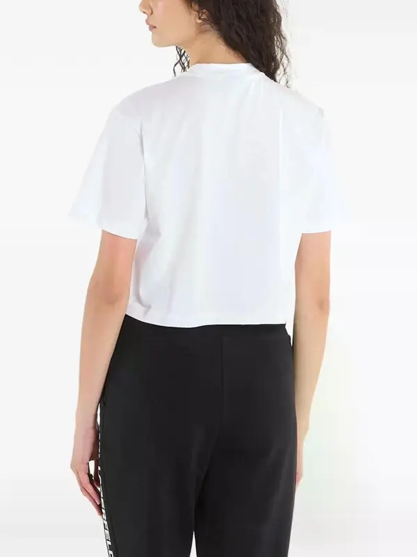 Karl Lagerfeld Cropped Graffiti T-shirt