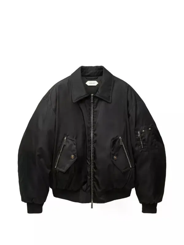 Versace Medusa-embroidered Bomber Jacket