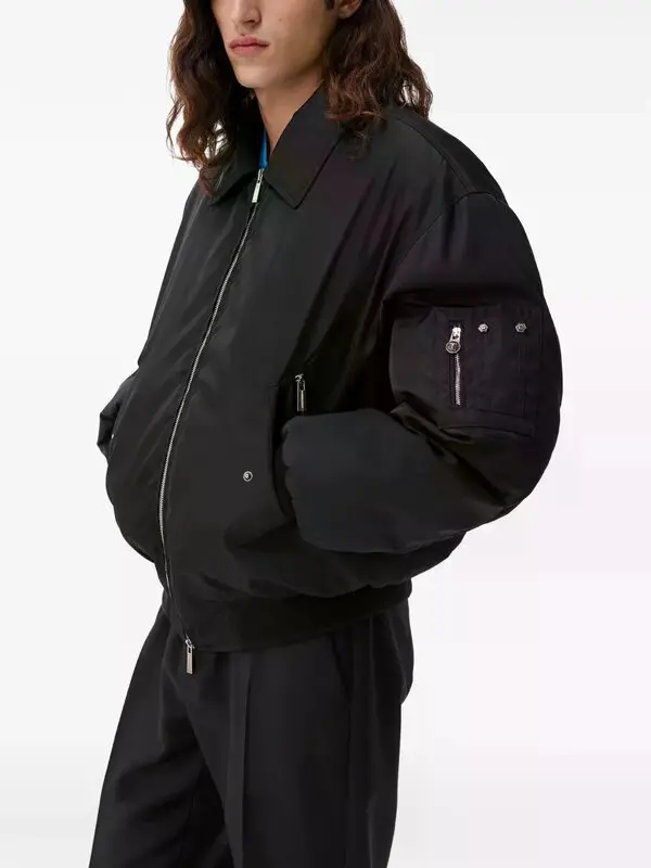 Versace Medusa-embroidered Bomber Jacket