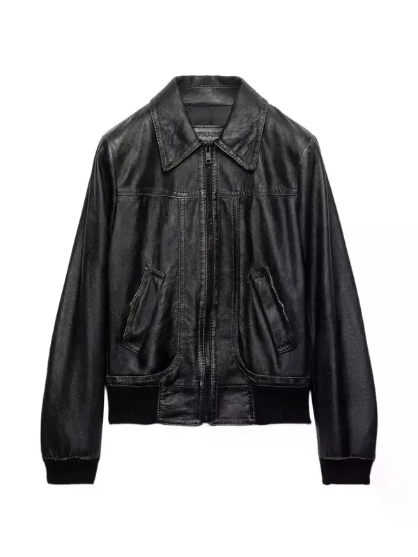 Prada Nappa-leather Jacket - Black