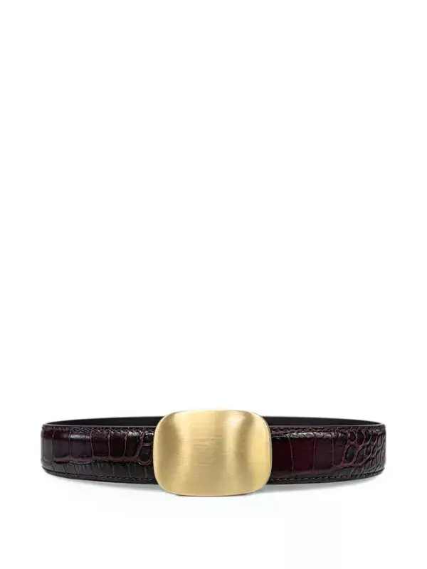 Anderson's Crocodile-effect Leather Belt