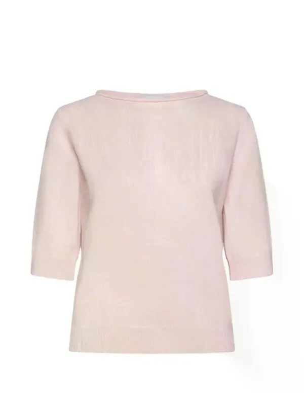 Marella Boat-neck Short-sleeve Sweater
