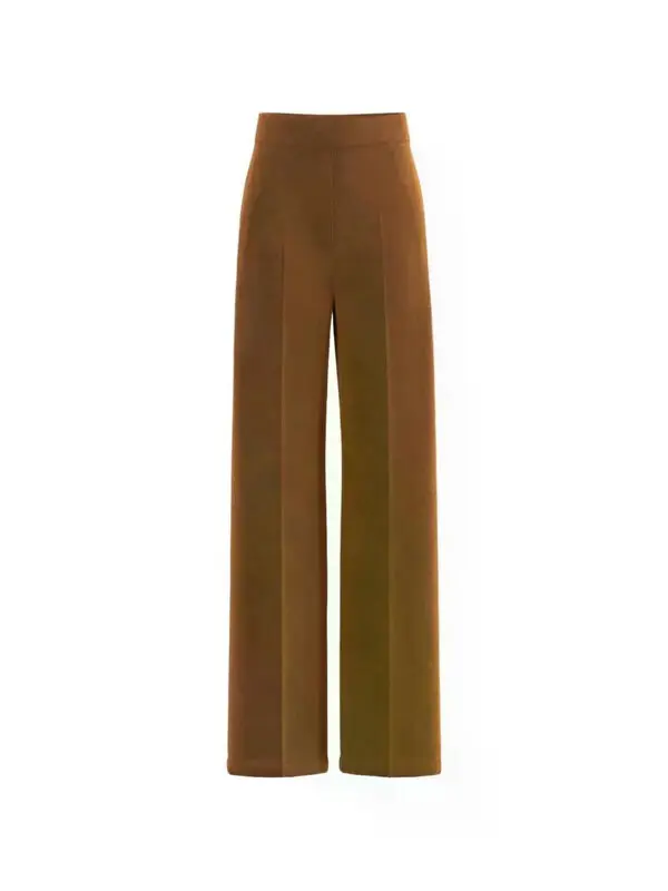 Marella Pressed-crease Palazzo Pants