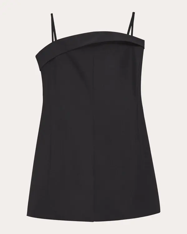 Helmut Lang Wool Gabardine Blazer Top