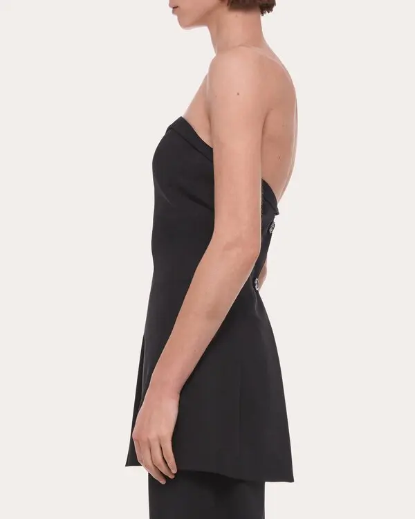 Helmut Lang Wool Gabardine Blazer Top