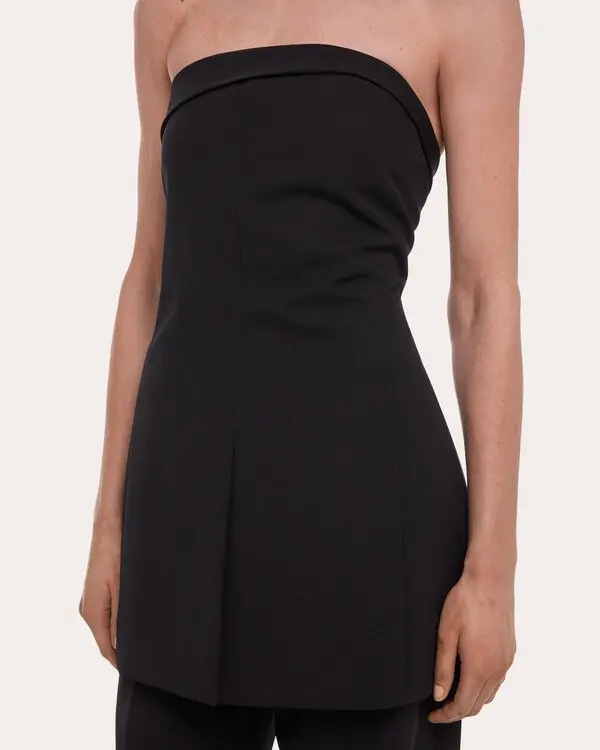 Helmut Lang Wool Gabardine Blazer Top