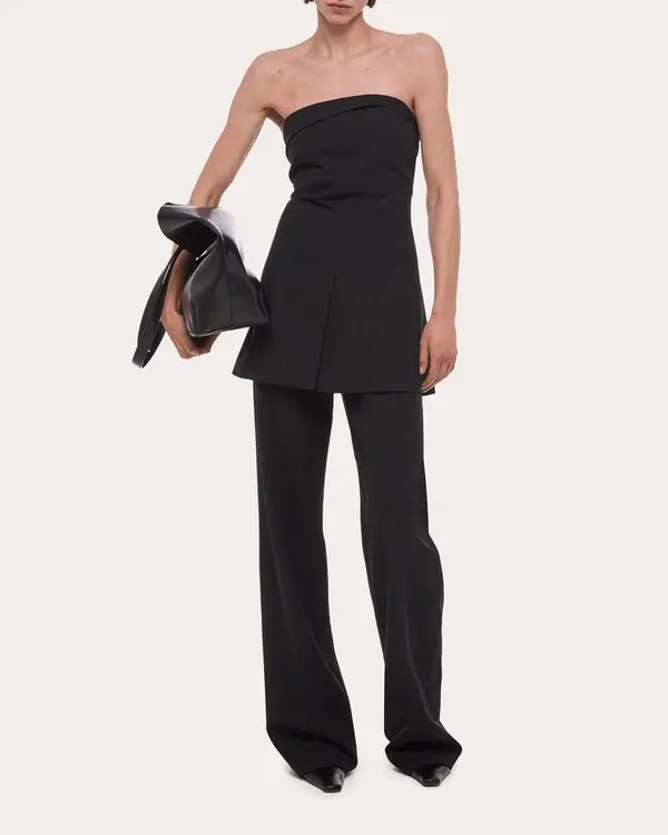 Helmut Lang Wool Gabardine Blazer Top