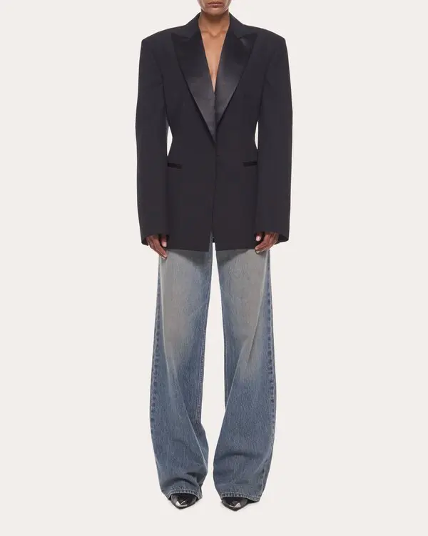 Helmut Lang Tuxedo Blazer Coat