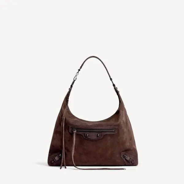 Balenciaga Le City Hobo Bag Medium - Brown