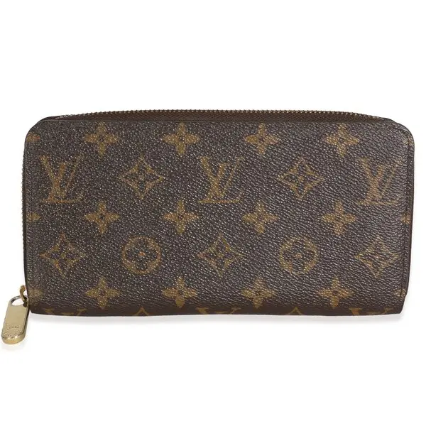LOUIS VUITTON Monogram Canvas Zippy Wallet