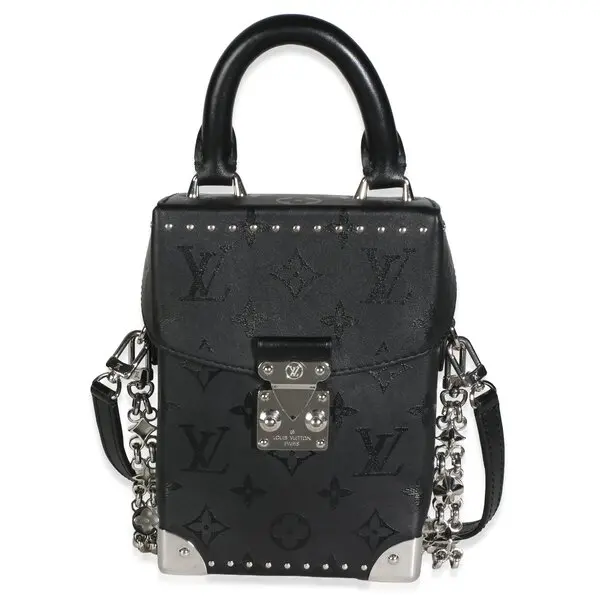 LOUIS VUITTON Monogram Calfskin Print Camera Box