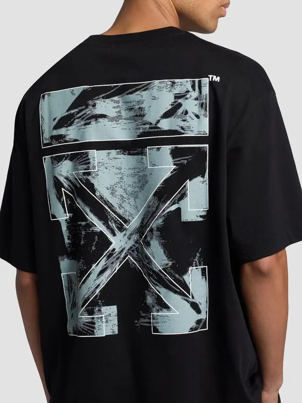 Off-White Paint Arrow Skate Crewneck T-shirt