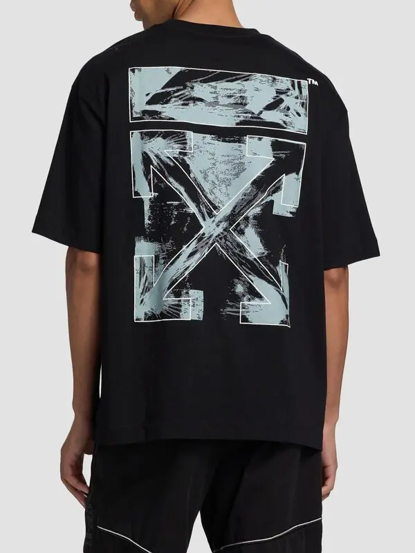 Off-White Paint Arrow Skate Crewneck T-shirt
