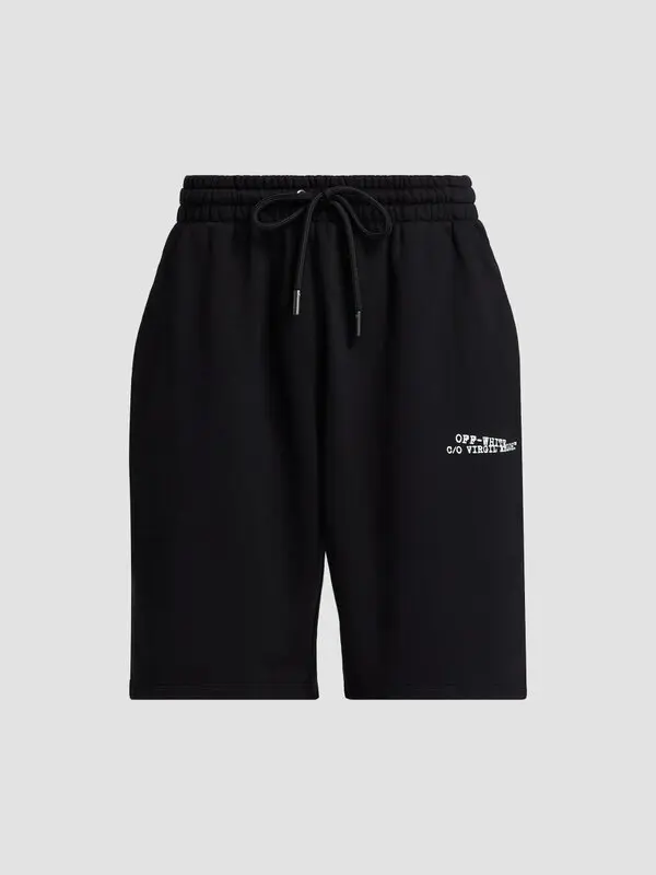 Off-White Type Diagonal Skate Sweat Shorts